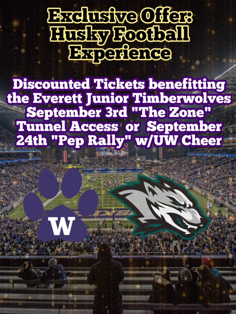 Exclusive Offer: Husky Football Experience - Everett Timberwolves